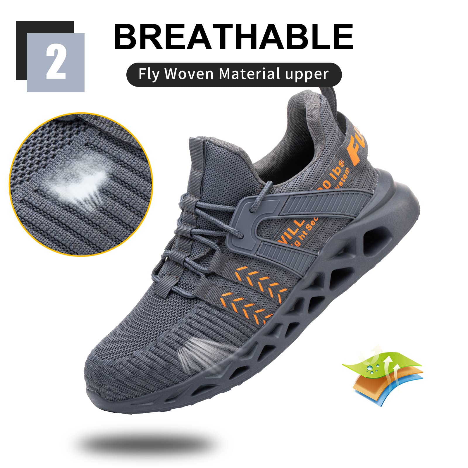 Snapklik.com : Steel Toe Shoes For Men Women Comfortable Steel Toe ...