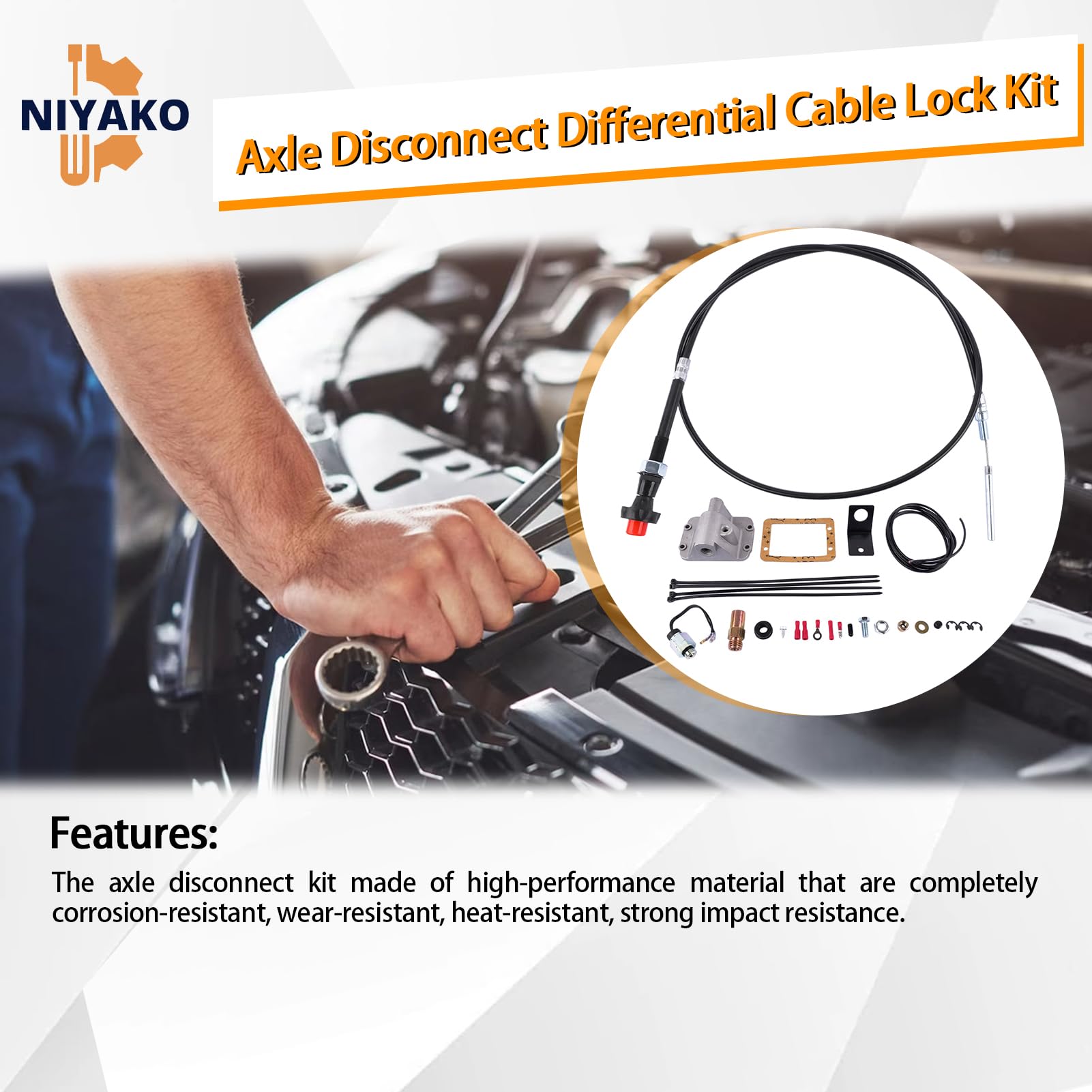 Snapklik.com : Niyako Psl900 Axle Disconnect Kit - 4x4 Posi-Lok Axle ...