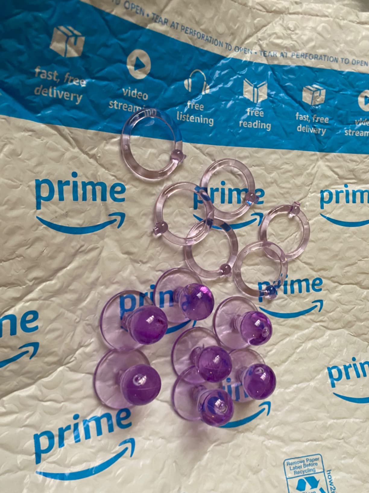 $3/mo - Finance 50 Pieces 2.75 Inch Baby Pacifier Baby Shower Plastic ...