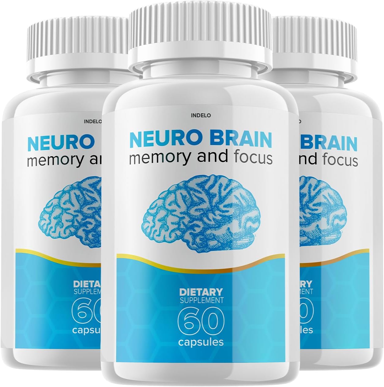 Amazon.com: (3 Pack) Neuro Brain and Focus Supplement, Neuro Brain ...