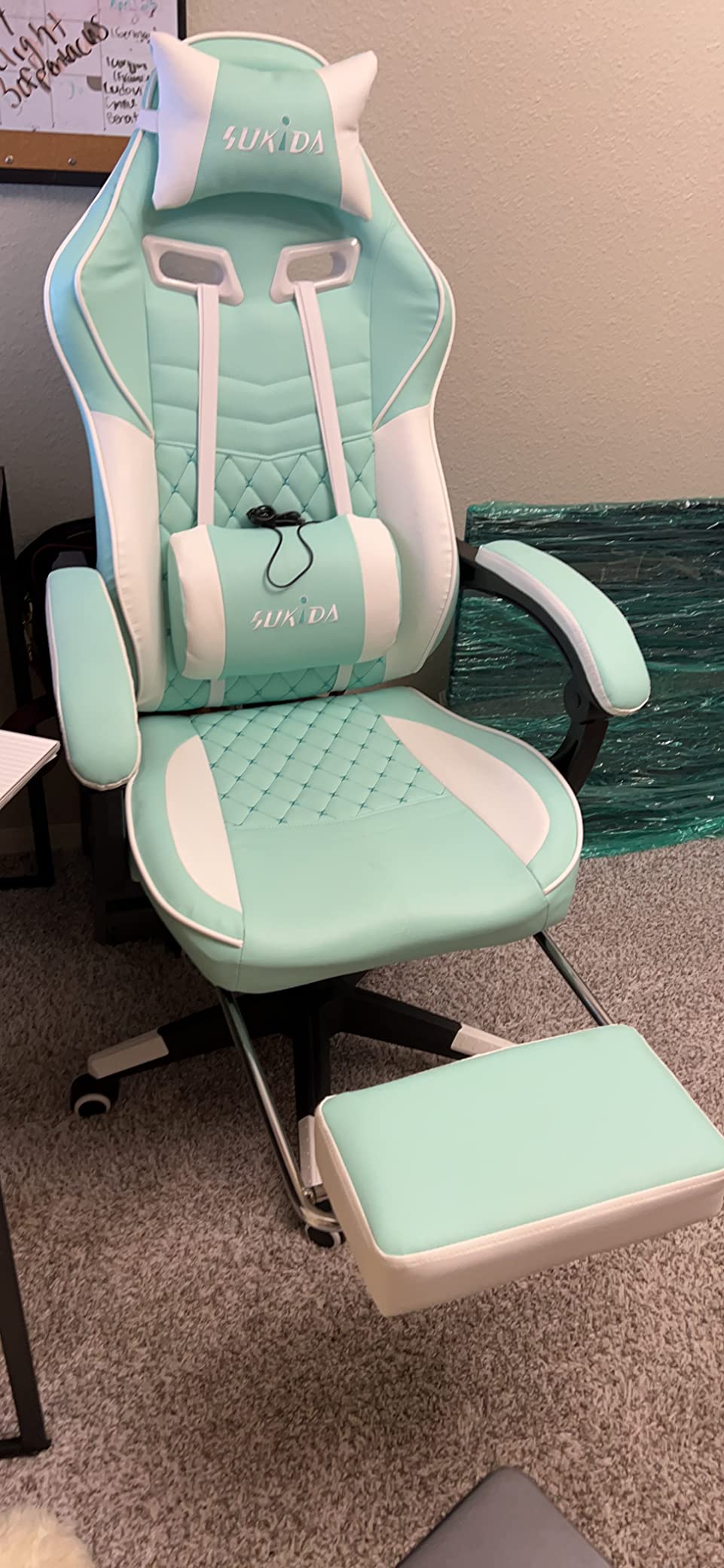$23/mo - Finance SUKIDA Gaming Chair with Footrest Office Chair ...