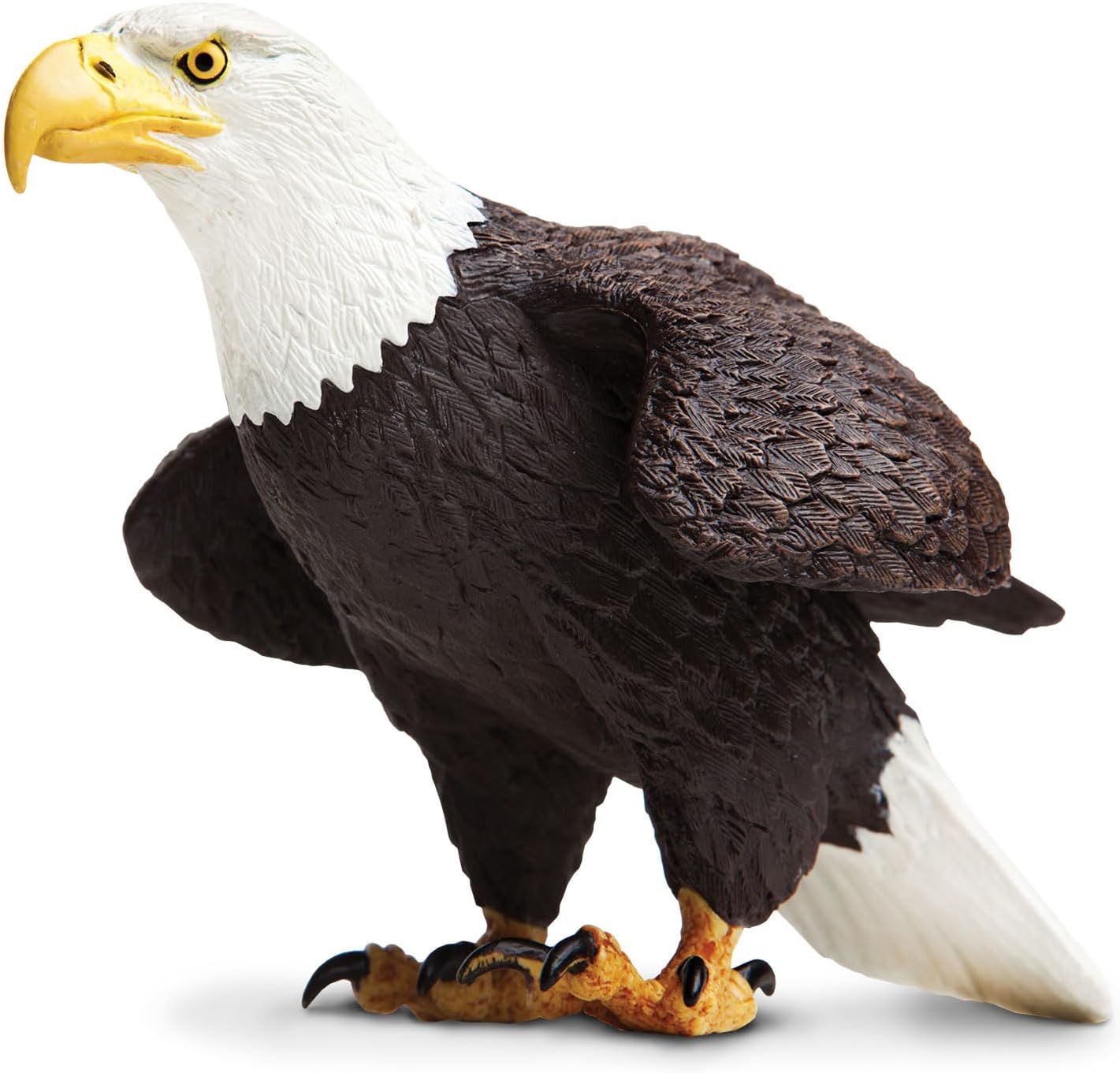 Amazon.com: Hiawbon Simulated Bald Eagle Figurines Plastic Eagle Model ...