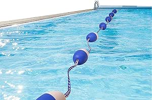 Swimming Pool Lane | 18.04ft Swimming Pool Safety Float Divider Rope ...