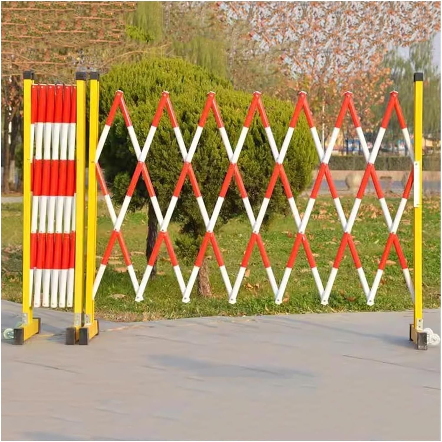 Metal Barricade for Traffic Control, 1 Piece Retractable Traffic ...