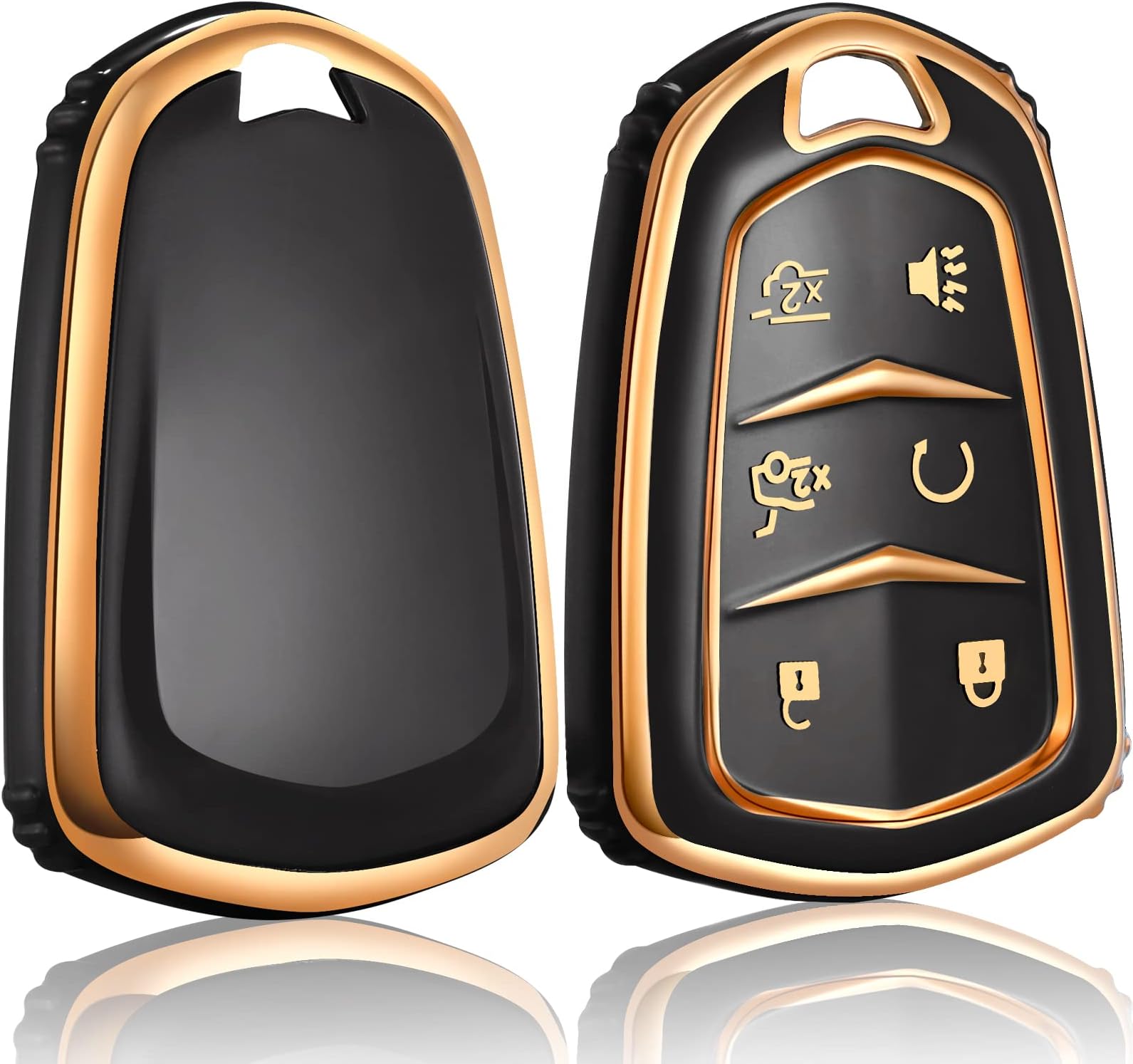 Amazon.com: KeyGuardz Keyless Entry Remote Car Smart Key Fob Shell ...