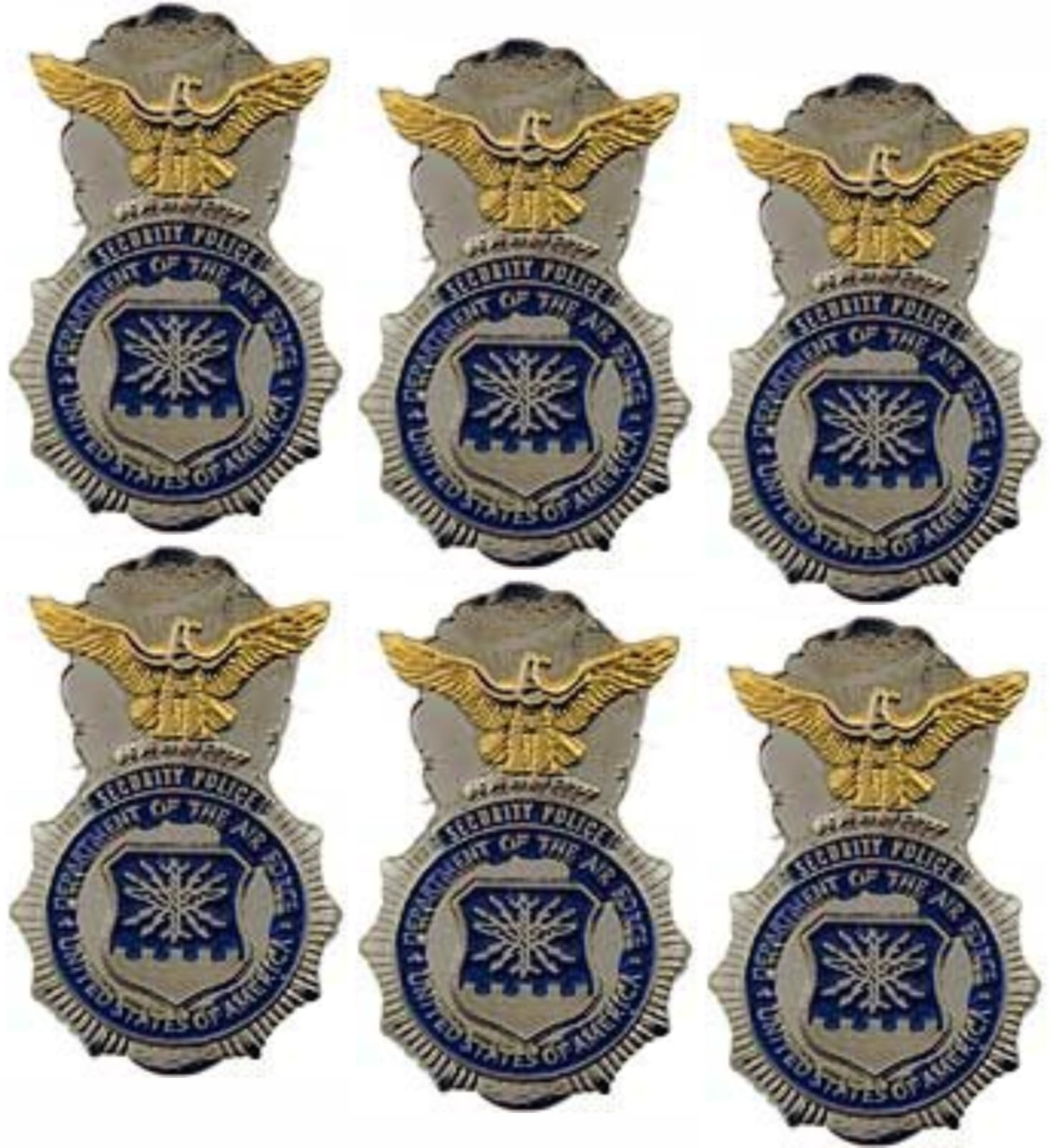 Amazon.com: USAF Security Police Lapel Pin 6 Pack : Clothing, Shoes ...