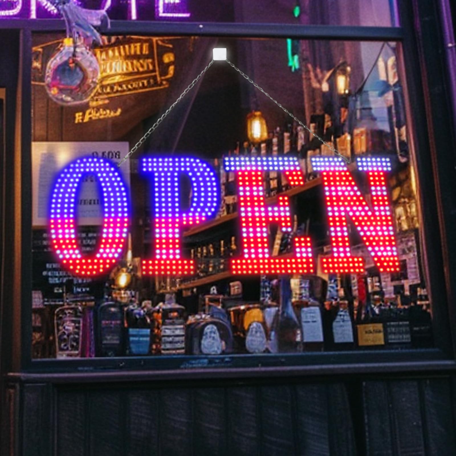 Amazon.com: LED Open Sign -40x14" Large Open Sign for Business with ...