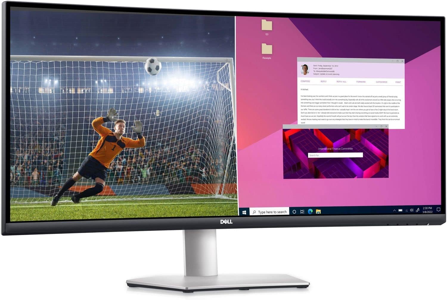 Monitor Dell Curvo WQHD 34" S3423DWC | Amazon.com.br