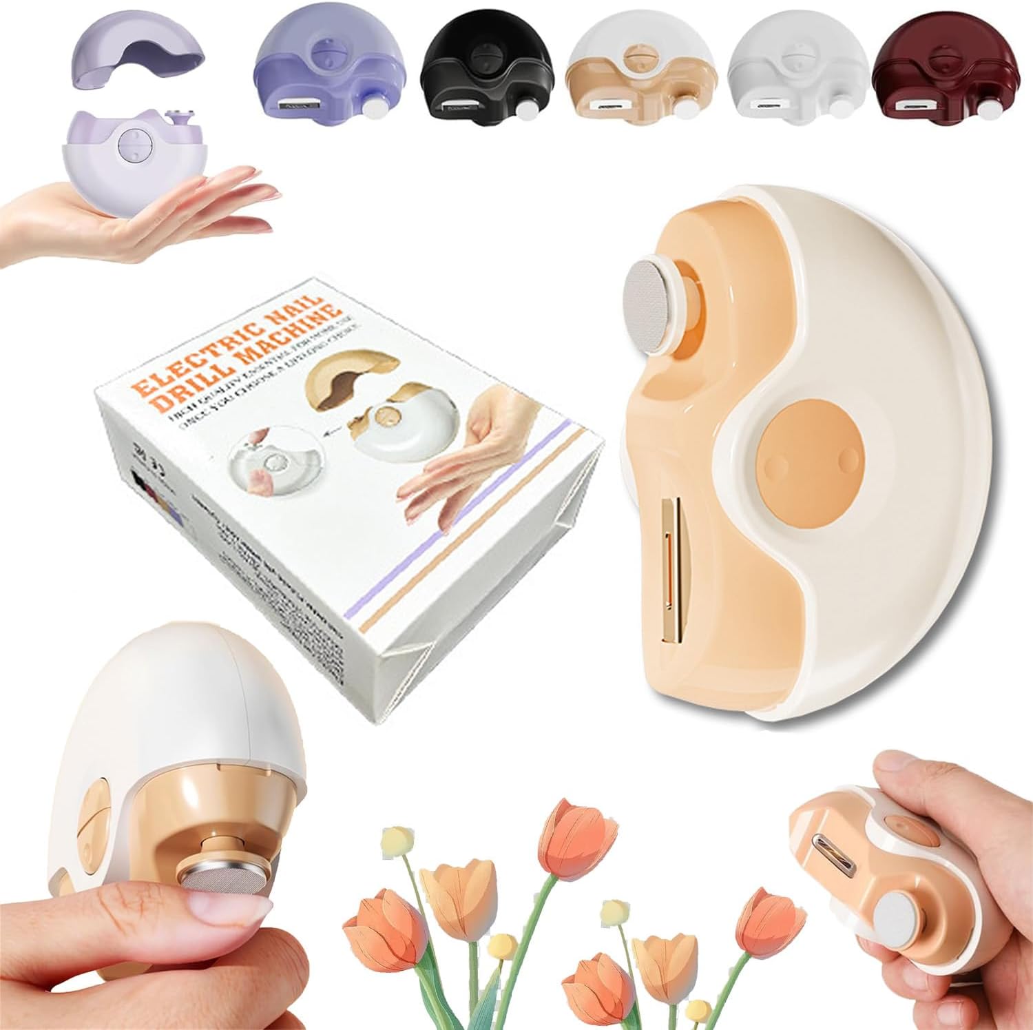 Amazon.com : 2 in 1 Electric Polishing Automatic Nail Clippers ...