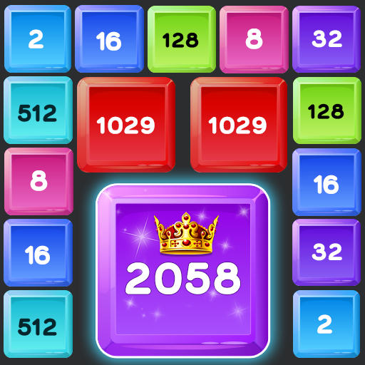 2048 Merge Block: The Ultimate 2048 number puzzle game - Combine, Merge, and Conquer in this ...
