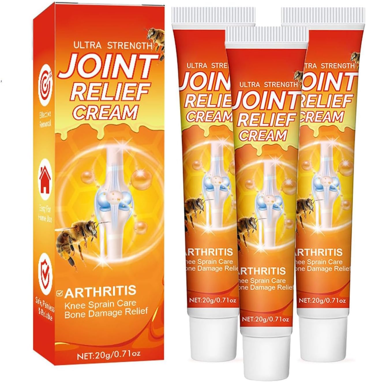 Mullein Joint Relief Cream Arthritis Ultra Strength, Pain Relieving Gel ...