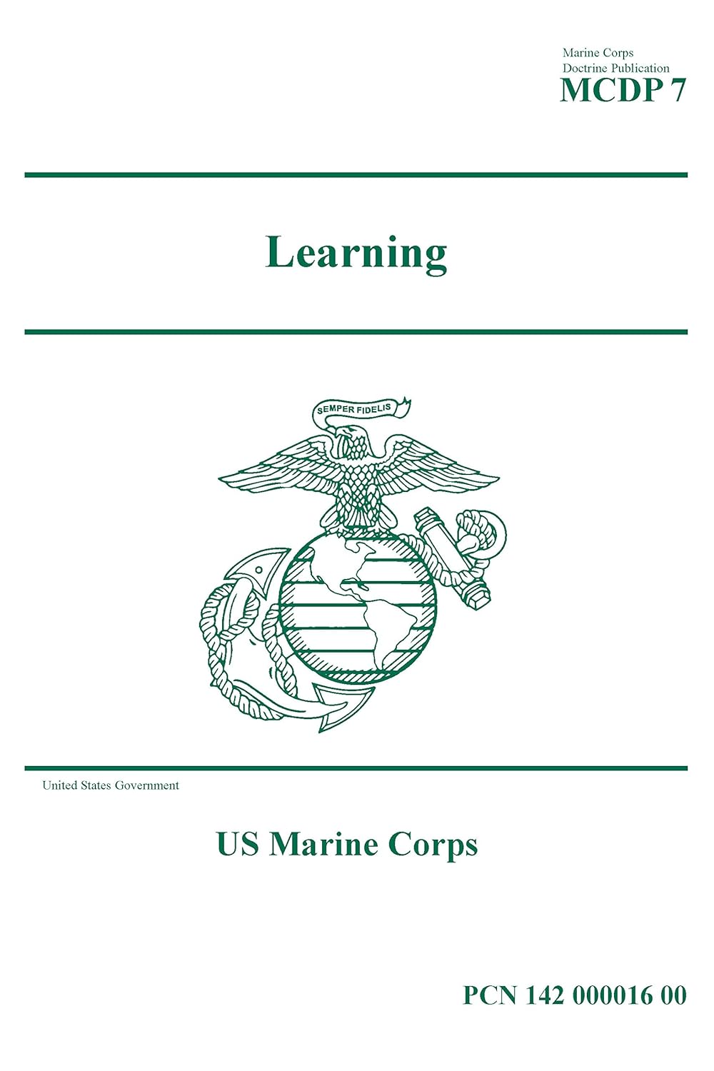 Amazon.com: Marine Corps Doctrine Publication 7 Learning February 2020 ...