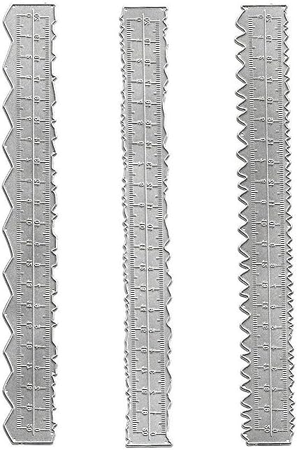 Amazon.com : LGEGE Irregular Deckle Edge Ruler 3 Pcs Sets, 8.7 inch ...
