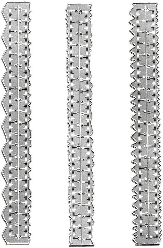 Amazon.com : LGEGE Irregular Deckle Edge Ruler 3 Pcs Sets, 8.7 inch ...