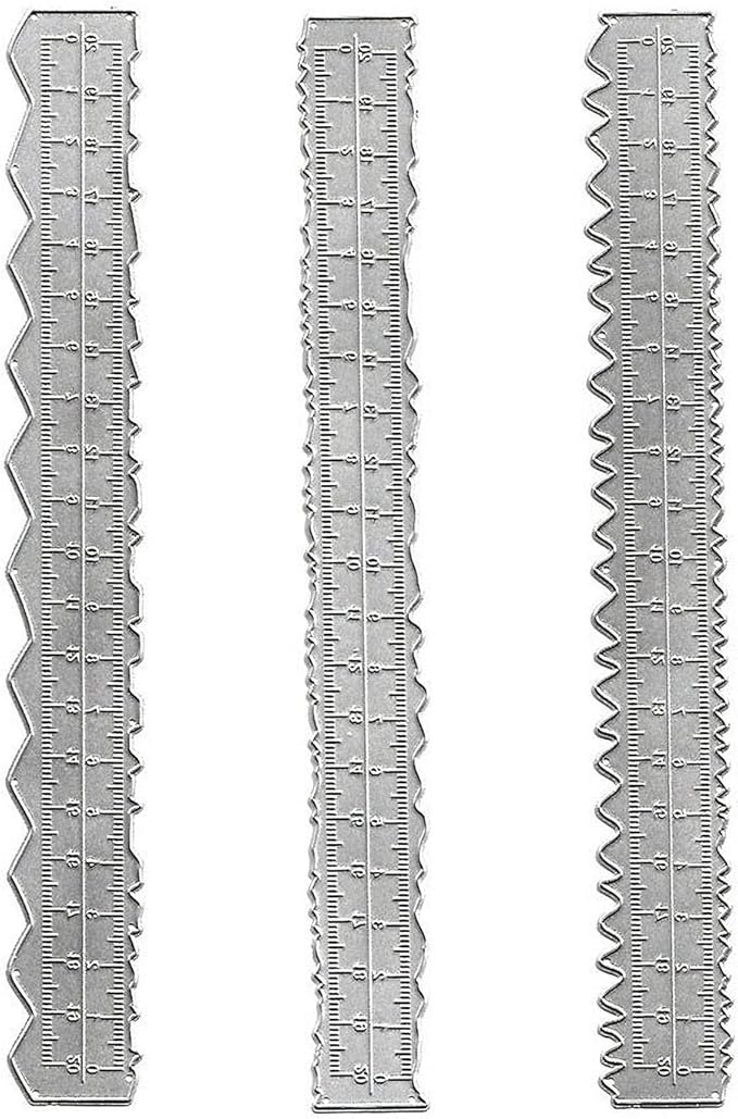 Amazon.com : LGEGE Irregular Deckle Edge Ruler 3 Pcs Sets, 8.7 inch ...