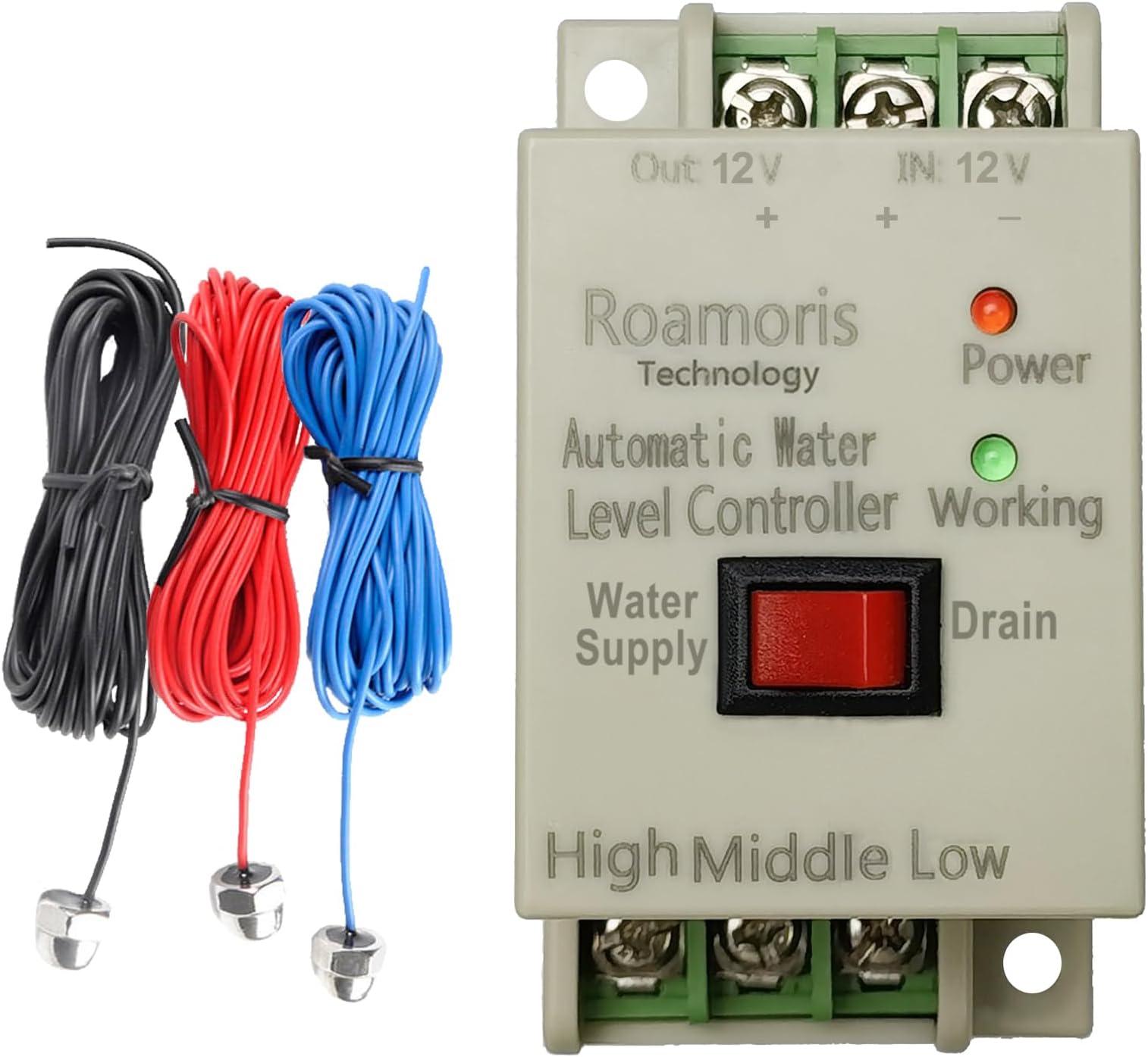 Roamoris DC12V Pump Switch Control Automatic Water Level Controller ...