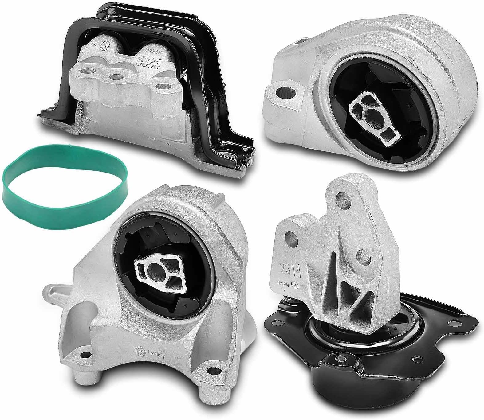 Juego de 4 soportes de motor y transmisión compatibles con Captiva ...