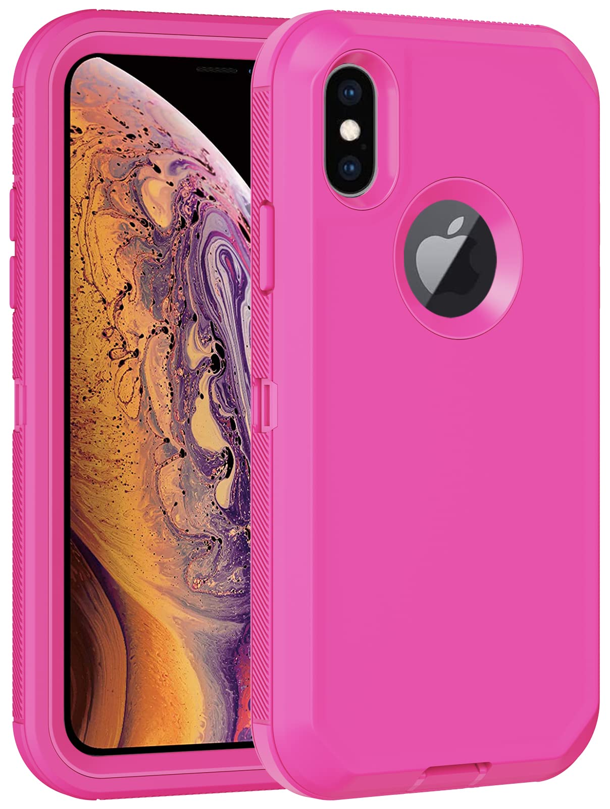 Amazon.com: Aimoll-88 for iPhone Xs Max Case, with Built in Screen ...