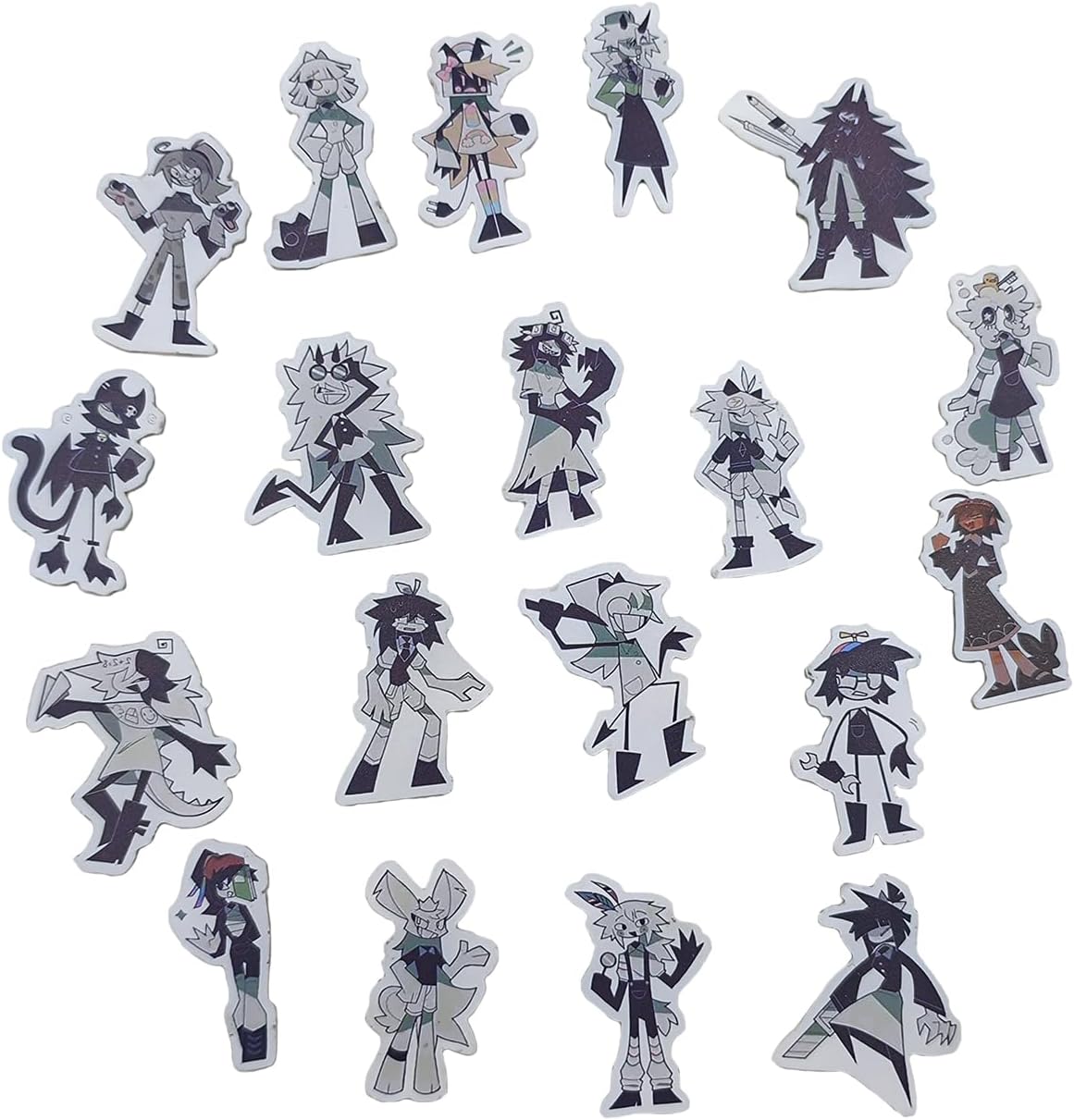 19PCS Fundamental Paper Education Pins - Anime FPE Miss Circle Acrylic ...