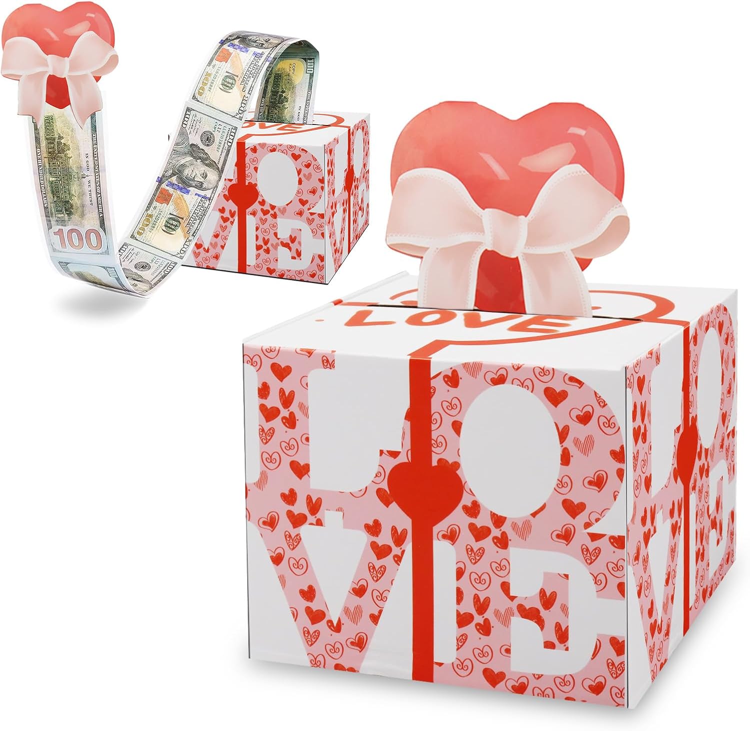 Amazon.com: Rgontar Birthday Money Box - Surprise Gift for Cash With ...