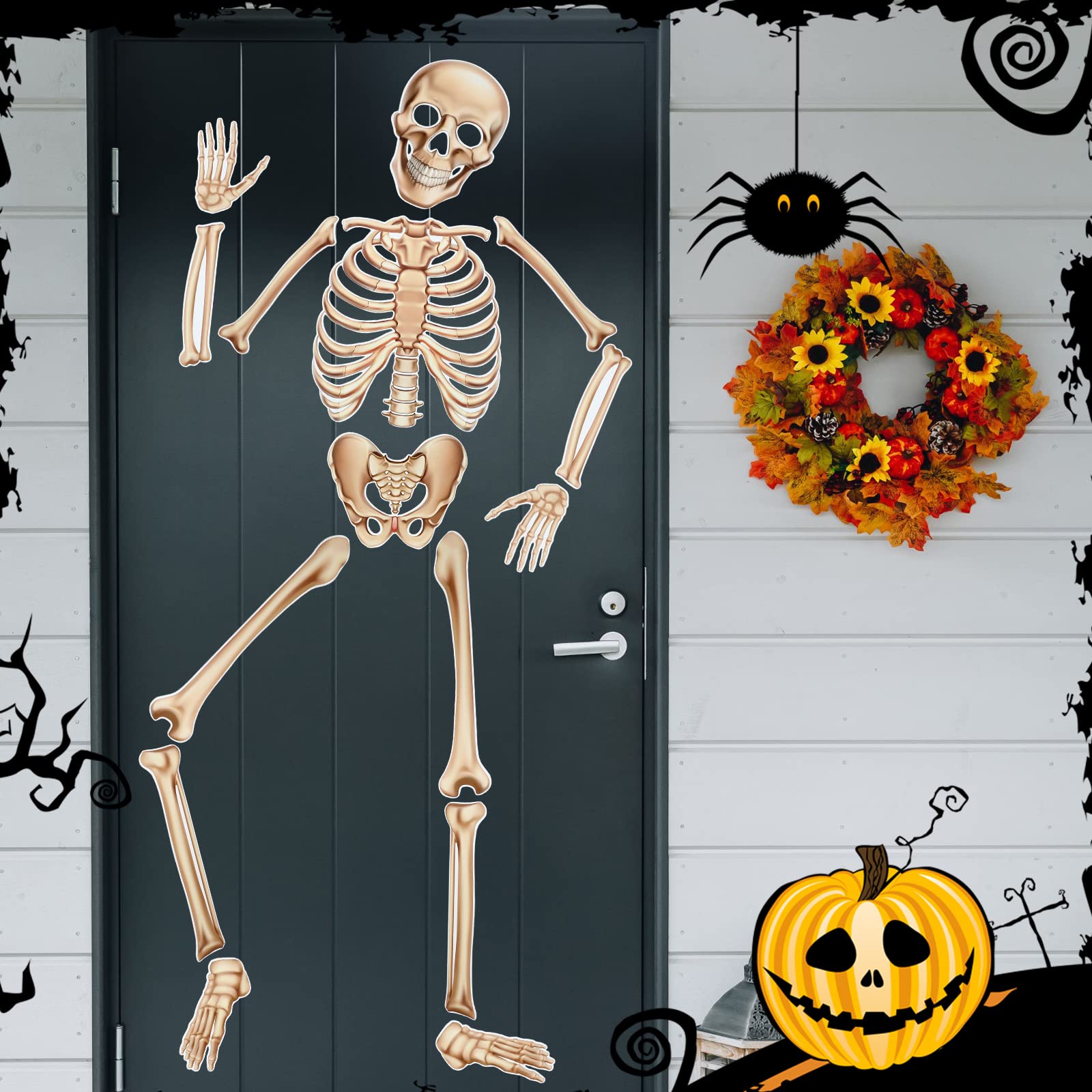 Skeleton Fridge Magnets Magnetic Skeleton Refrigerator Magnets, 3D ...