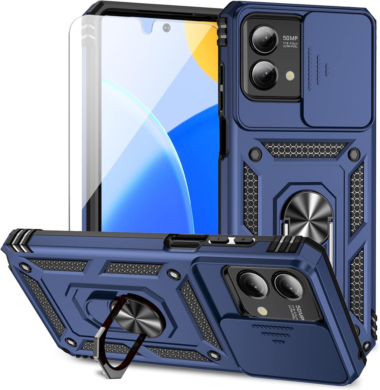 Amazon.com: for Moto G Stylus 5G 2023 Case with Slide Camera Cover HD ...