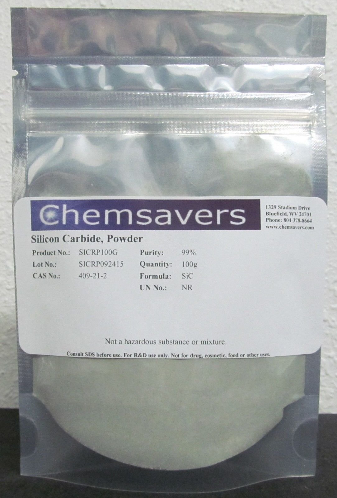 Silicon Carbide, Powder, 99%, Certified, 100g : Amazon.in: Industrial ...