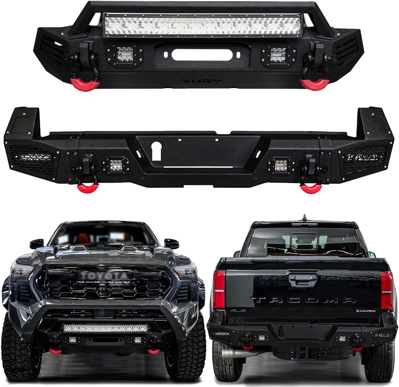 Amazon.com: WOLFSTORM Rear Bumper Compatible With 2016 2017 2018 2019 ...