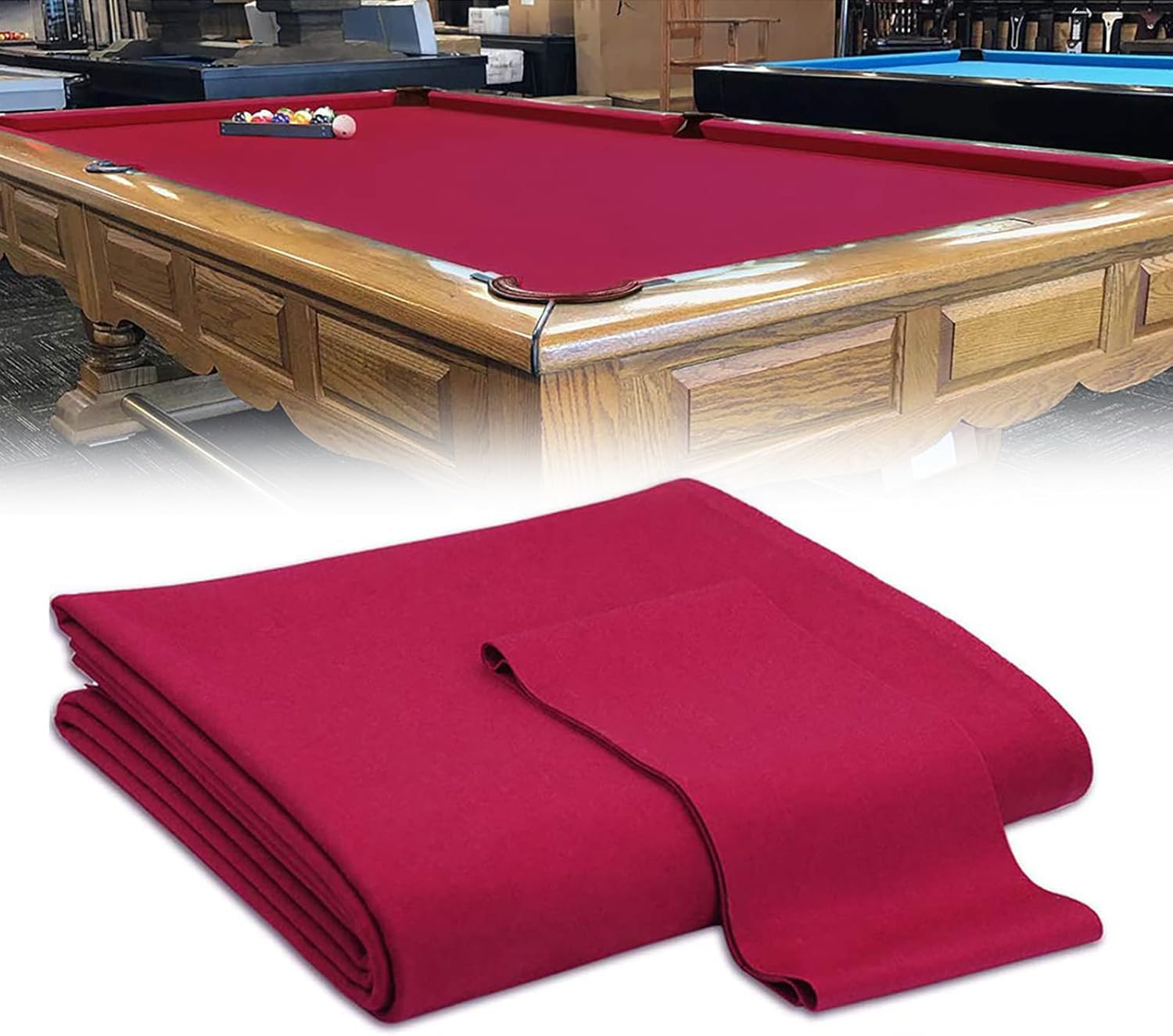 Biljart Doek Pooltafel Vilt Snelle Snelheid Pool Doek, Sport Spel ...
