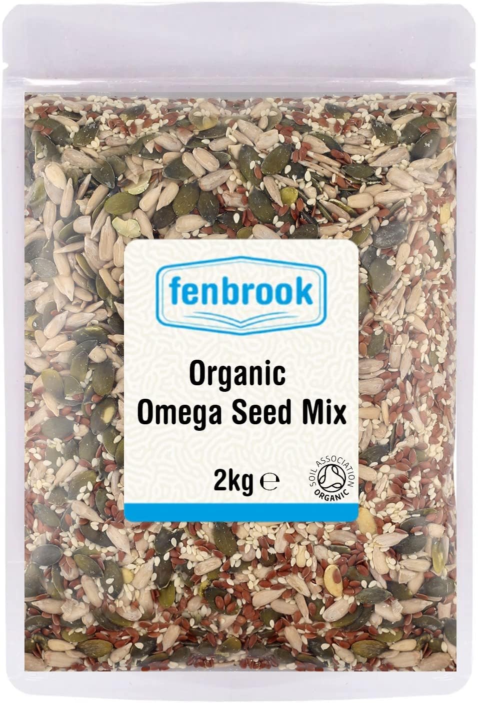 Organic Omega Seeds Mix 2kg | Certified Organic by Fenbrook Organic ...