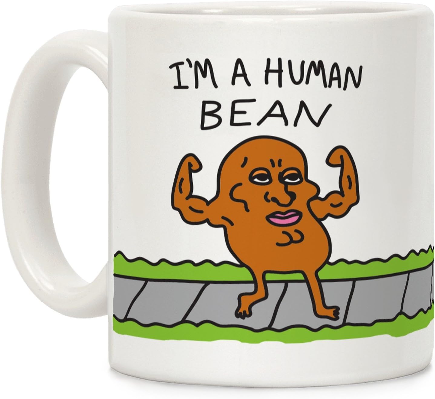Amazon.com: LookHUMAN Funny Coffee Mug Ideal Funny Gifts - Morning ...