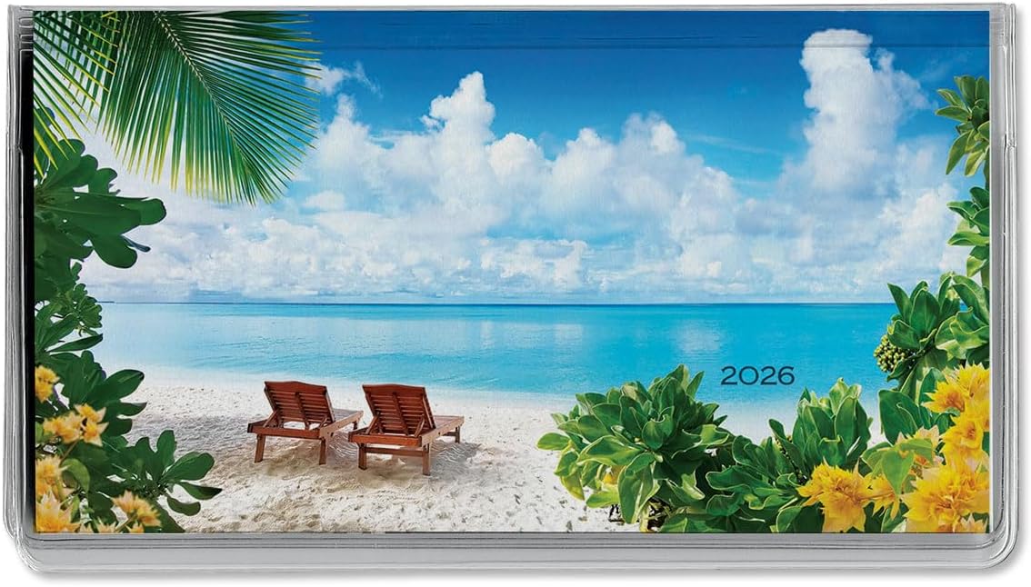 Amazon.com: 2026 Paradise Tropical Planner Pocket Calendar & Memo Pad ...