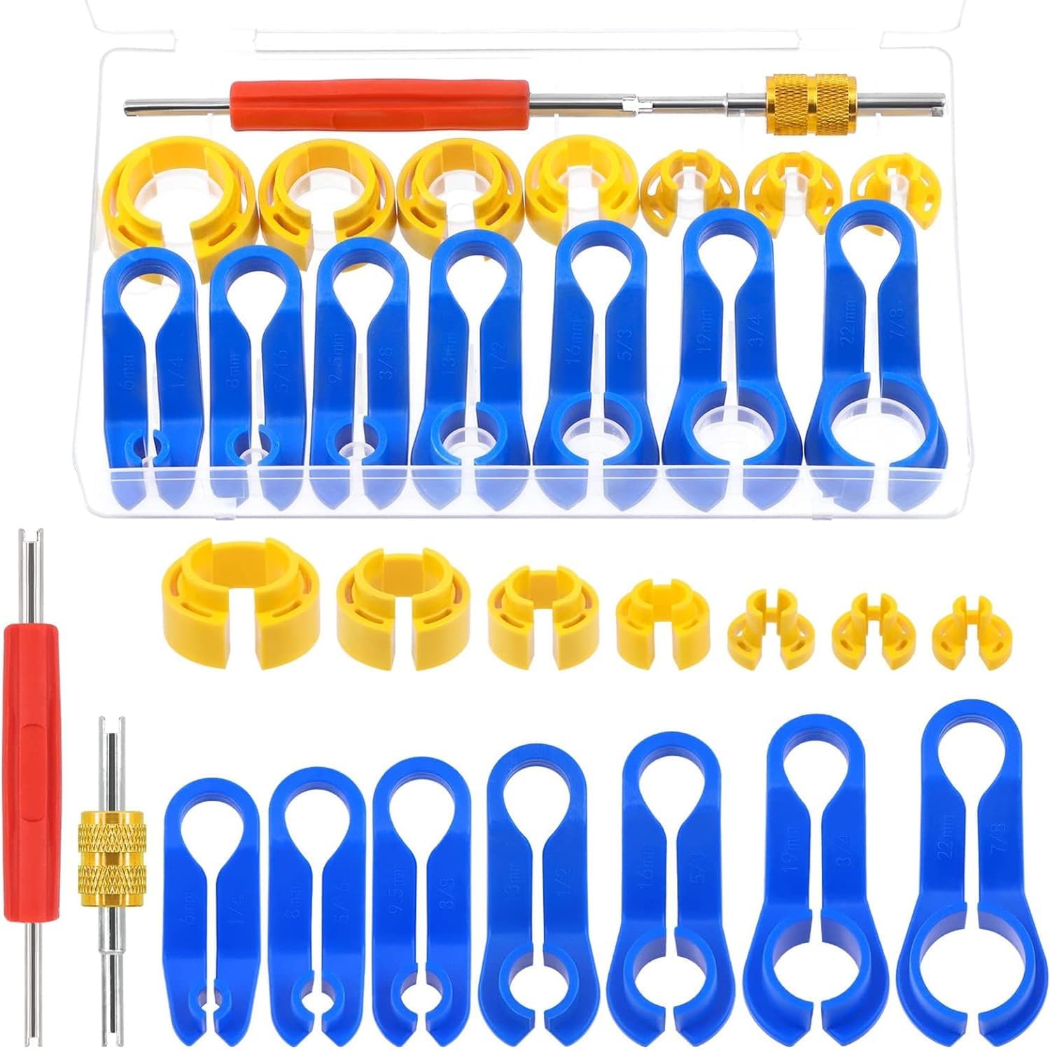 Mtxorvix 16Pcs Fuel Line Disconnect Removal Tool Set Compatible with ...