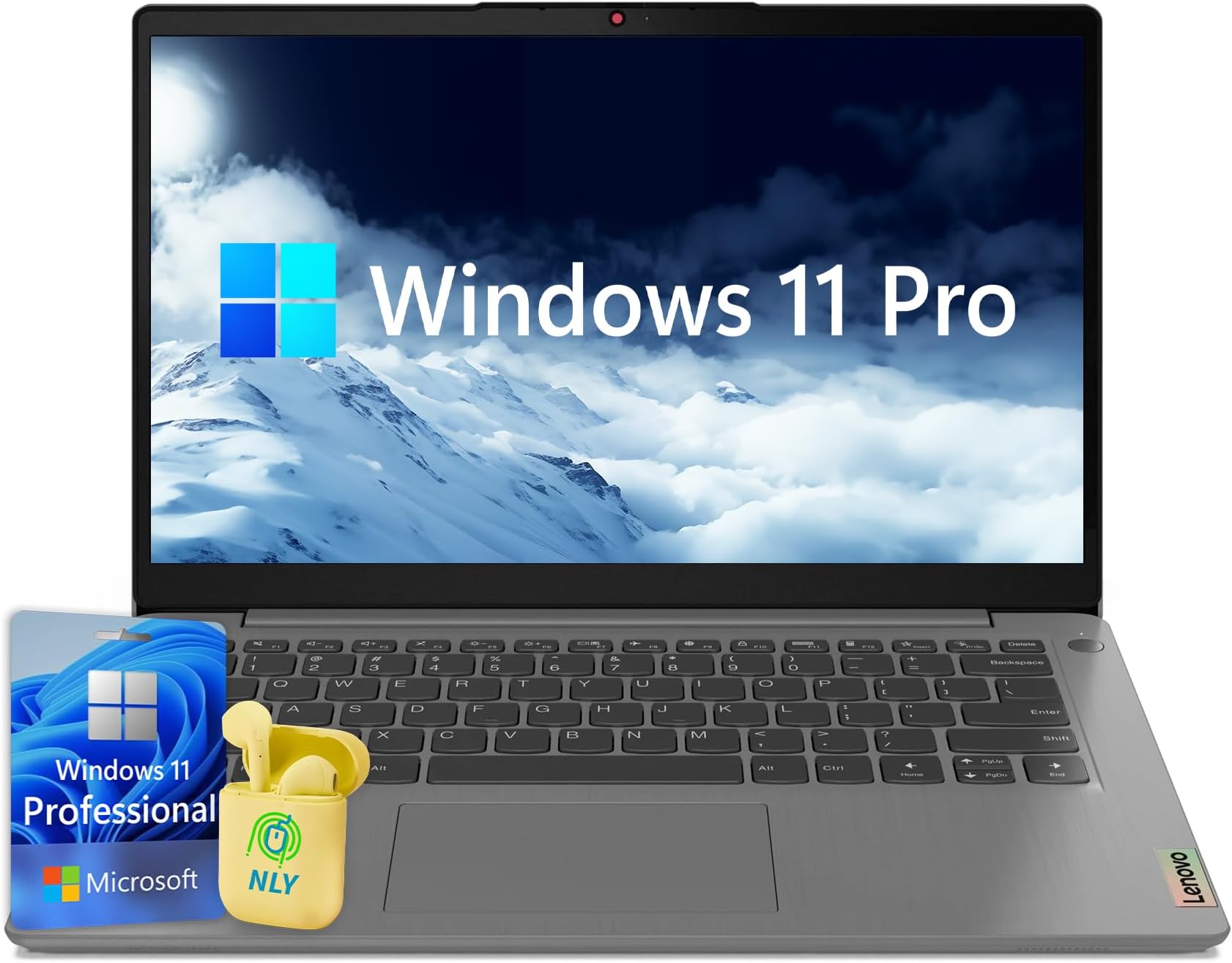 Amazon.com: Lenovo 14" Business Laptop Computer, Windows 11 Pro Laptop ...