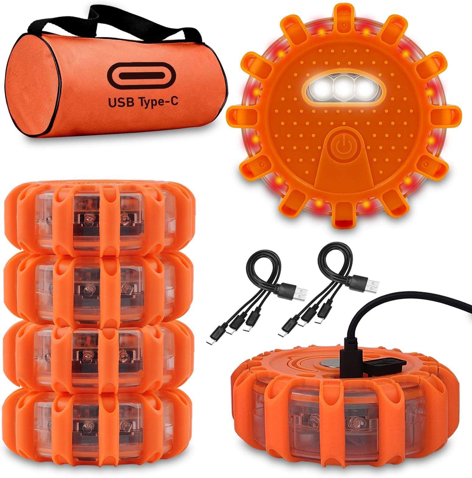 Amazon.com: Twinkle Star Emergency Roadside Flares Kit LED Safety ...