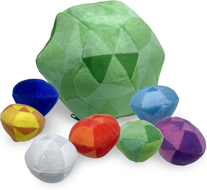 Amazon.com: JDS Toy Store 9’’ Master Emerald Stuffed Toy Set with 7 ...