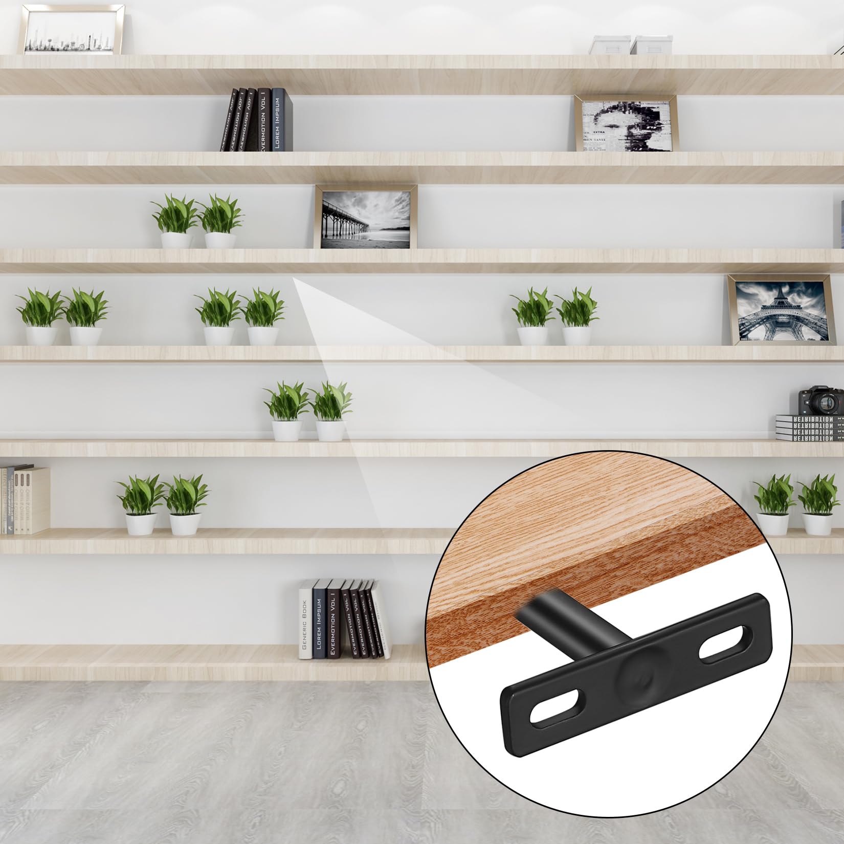Concealed Shelf Support Brackets Hidden Buy Racks Furniture Metal Wall