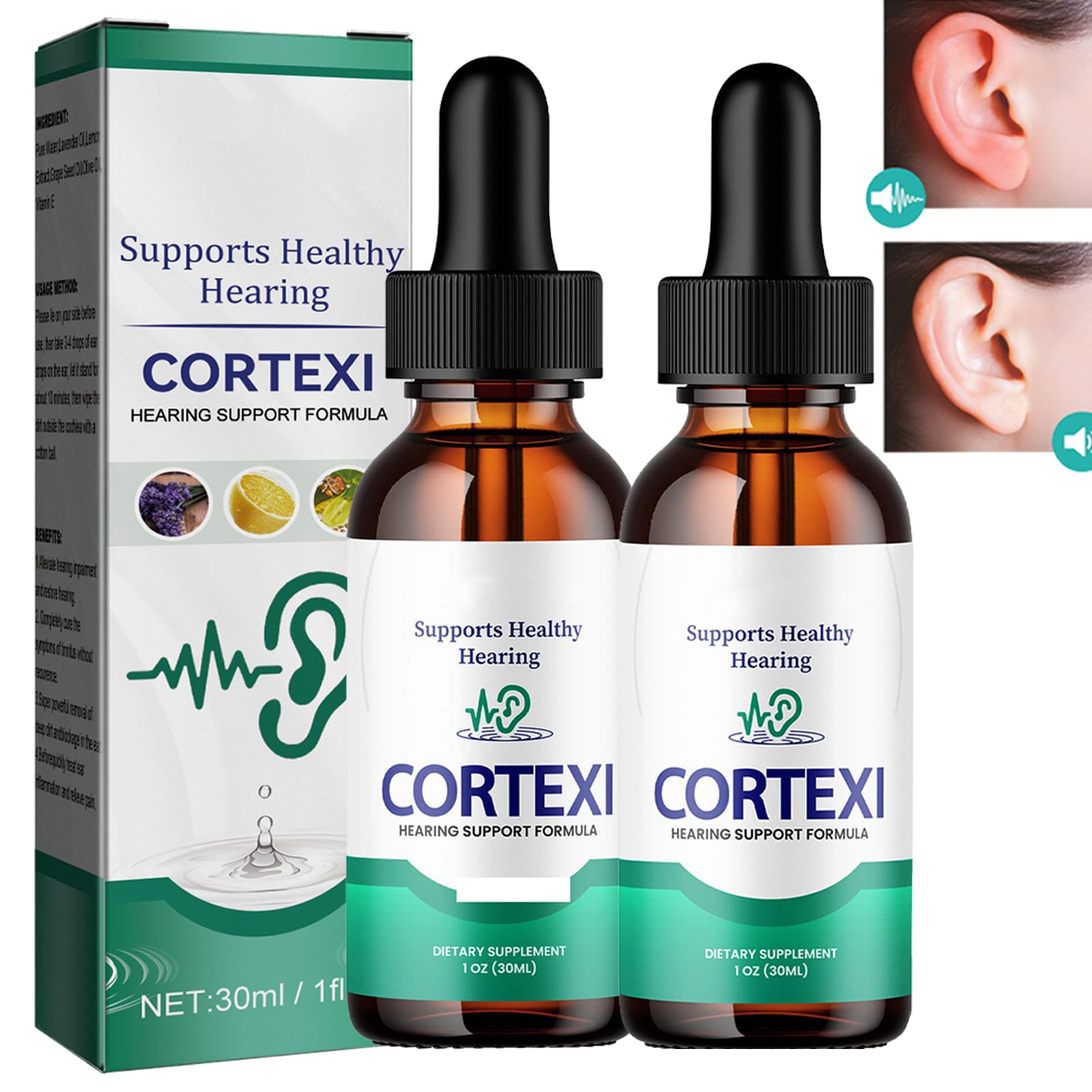 KOAHDE Ear Ringing Relief Drops,Tinnitus Relief for Ringing Ears ...