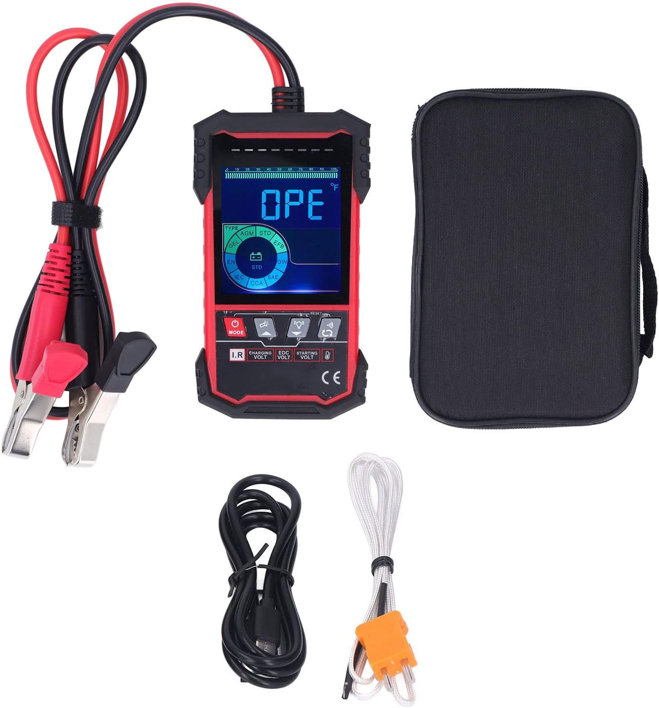 Amazon.com: 12V 24V Battery Tester,Color Screen Battery Load Analyzer ...