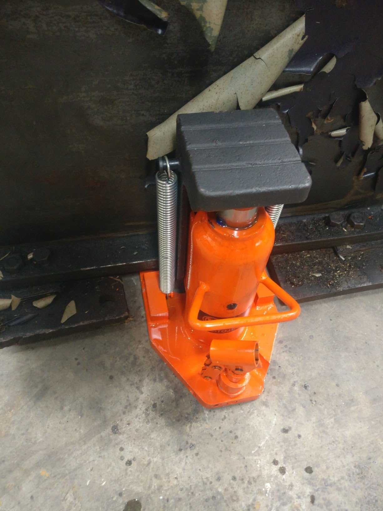VOLTZ TOJ-10T Toe Jack 5/10 ton Hydraulic Machine Toe Jack Lift Ton ...