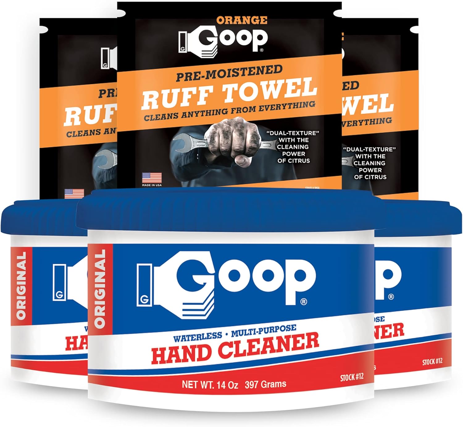 Amazon.com: 3 Cans of GOOP Hand Cleaner and Laundry Stain Lifter ...