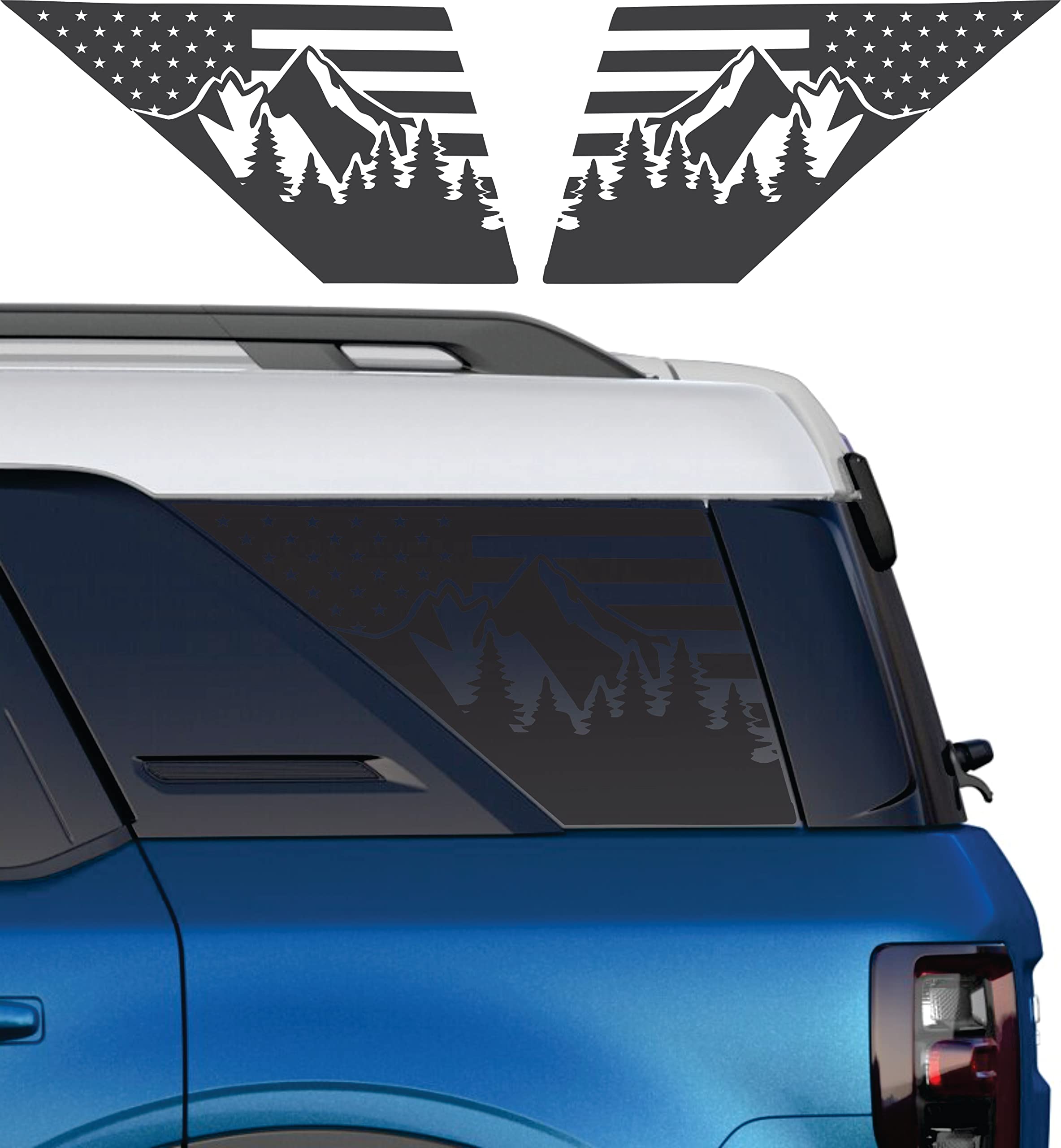 Amazon.com - Compatible with Ford Bronco Sport 2021-2024 | Precut ...