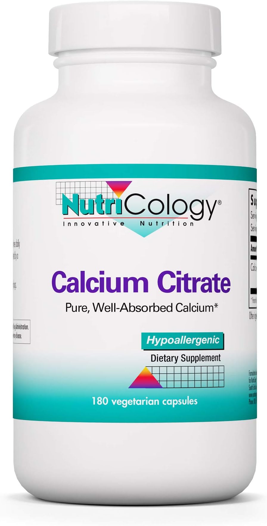 Amazon.com: Nutricology Calcium Citrate - Pure Calcium, Bone Strength ...