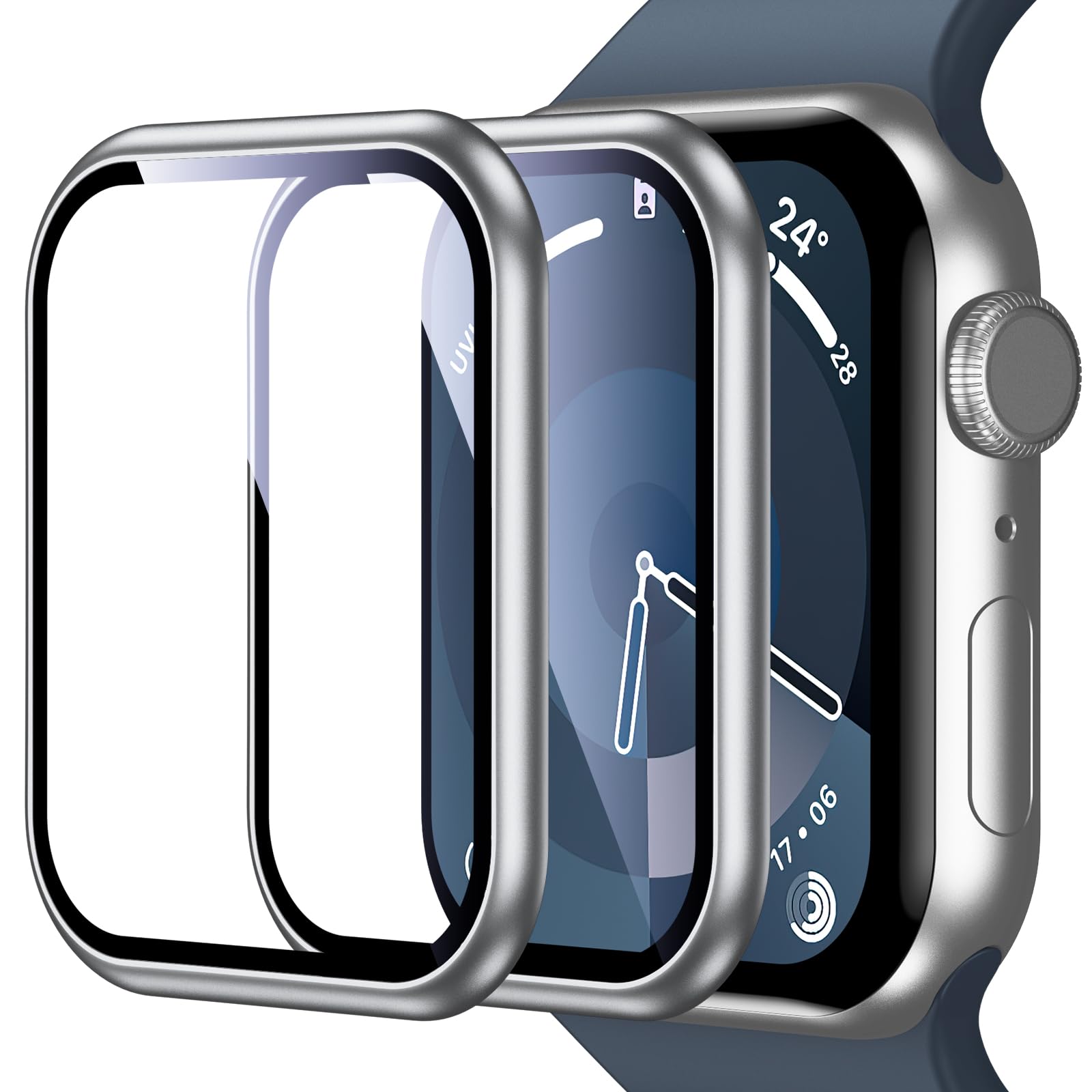 UniqueMe Compatible for Apple Watch Series 8/7 Screen Protector 41mm ...
