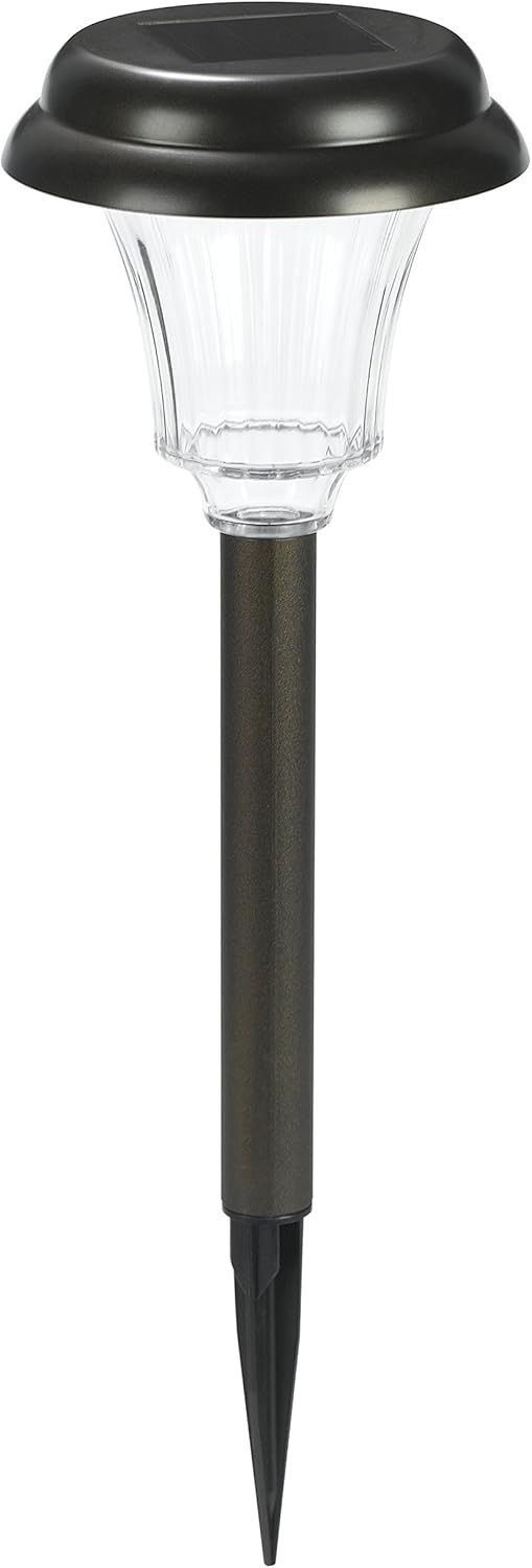 EZSolar RS92Pa-R2AX-CB-10 Solar 2X Brighter Solar Pathway Lights, Brown ...