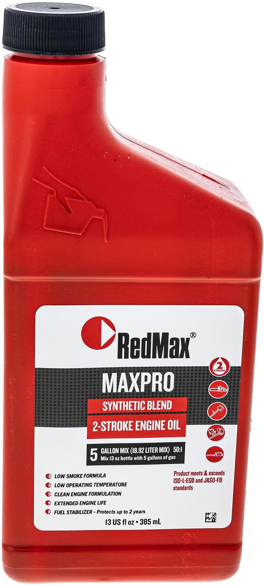 Amazon.com : RedMax OEM MaxLife 2-Cycle Oil Bottle 50:1 5 gal Mix ...