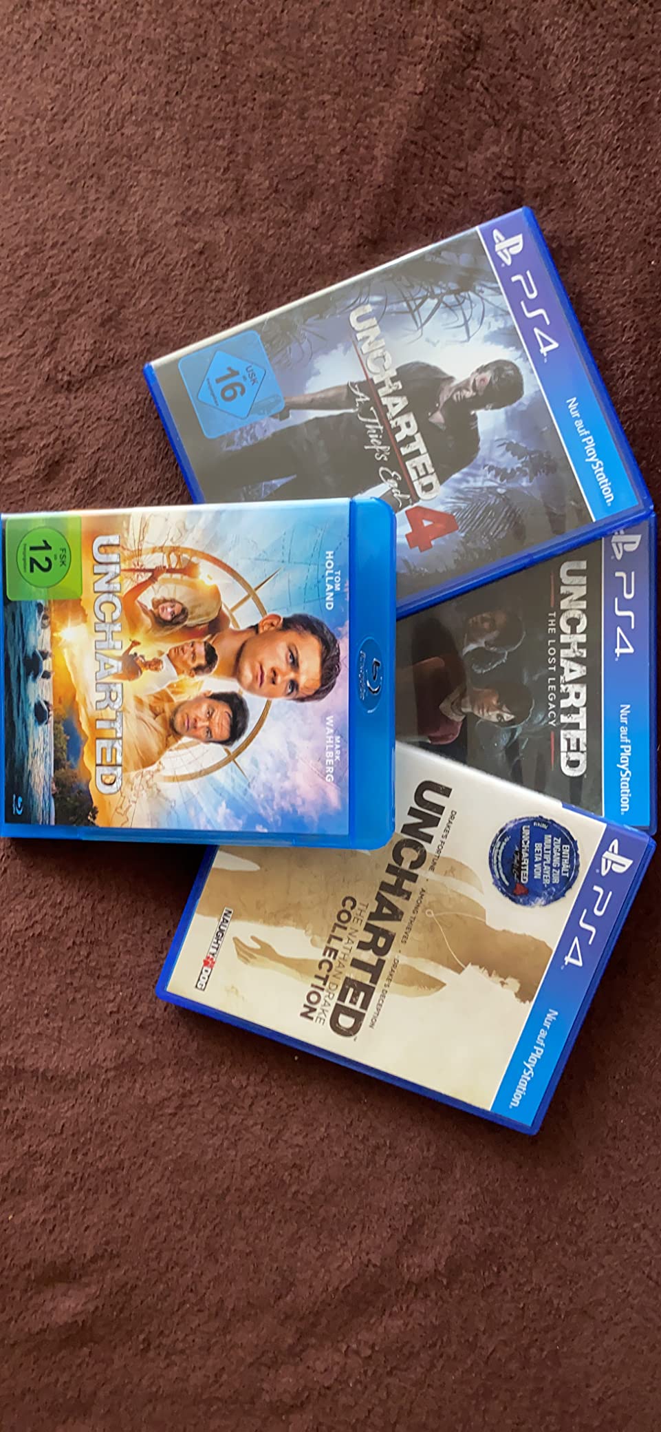 Uncharted (Blu-ray): Amazon.de: Wahlberg, Mark, Holland, Tom, Banderas ...