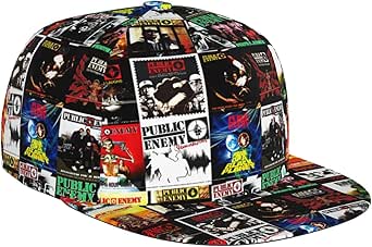 DFASRBA Public Rapper Enemy Band Hat Flat-Brimmed Baseball Cap Dad Ball ...