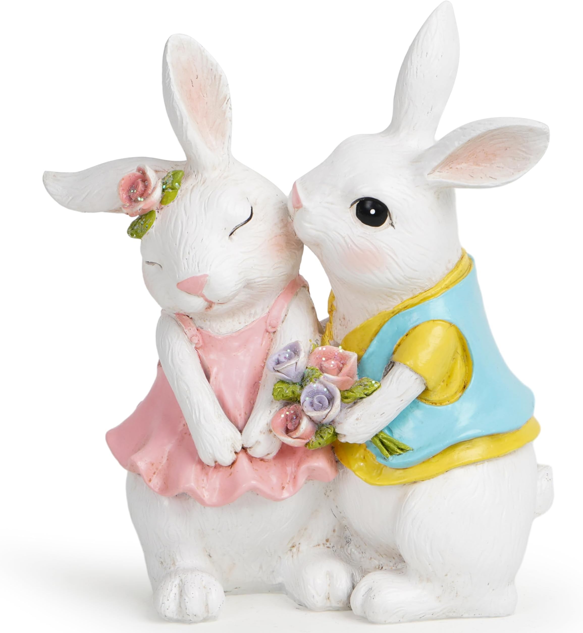 Amazon.com: Hodao Easter Bunny Decorations Spring Indoor Home Decor ...