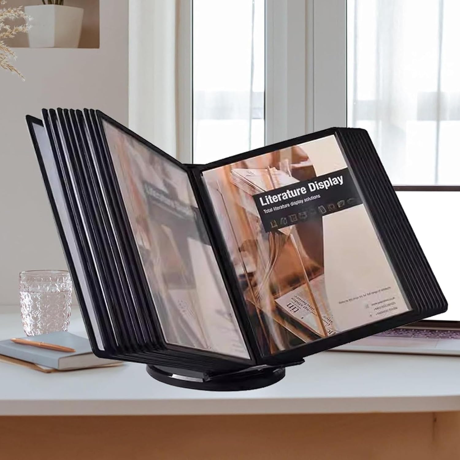 Amazon.com: PAUANI Desktop Flip Display Folder - Wall Mount Reference ...